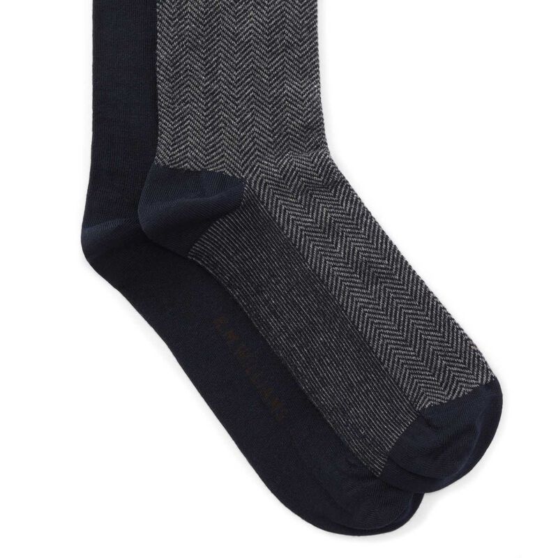 R.M. Williams Nelson Herringbone Sock 2 Pack | Ballantynes Department Store