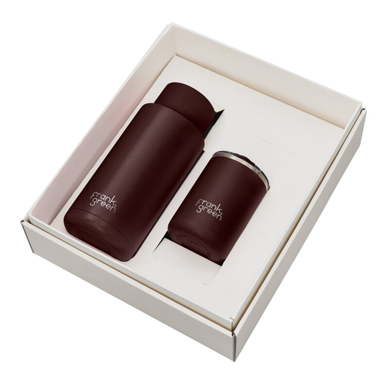 frank green Gift Set - 12oz/34oz Chocolate | Ballantynes Department Store