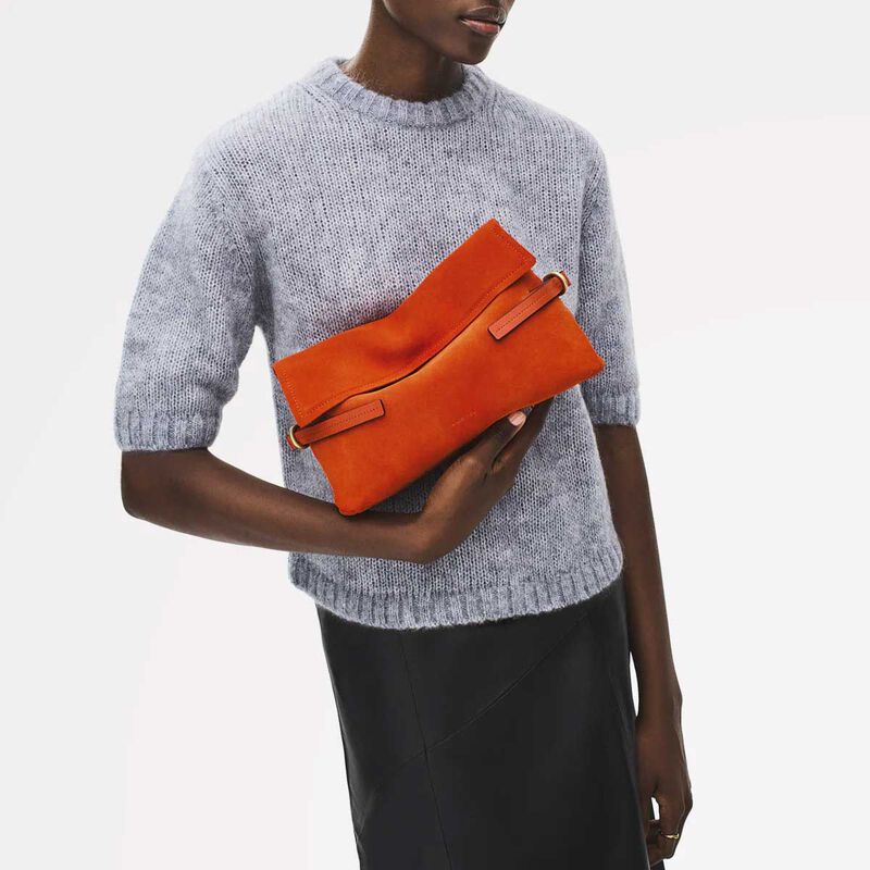 Radley Fleet Street Suede Medium Flapover Clutch Bag | Ballantynes ...