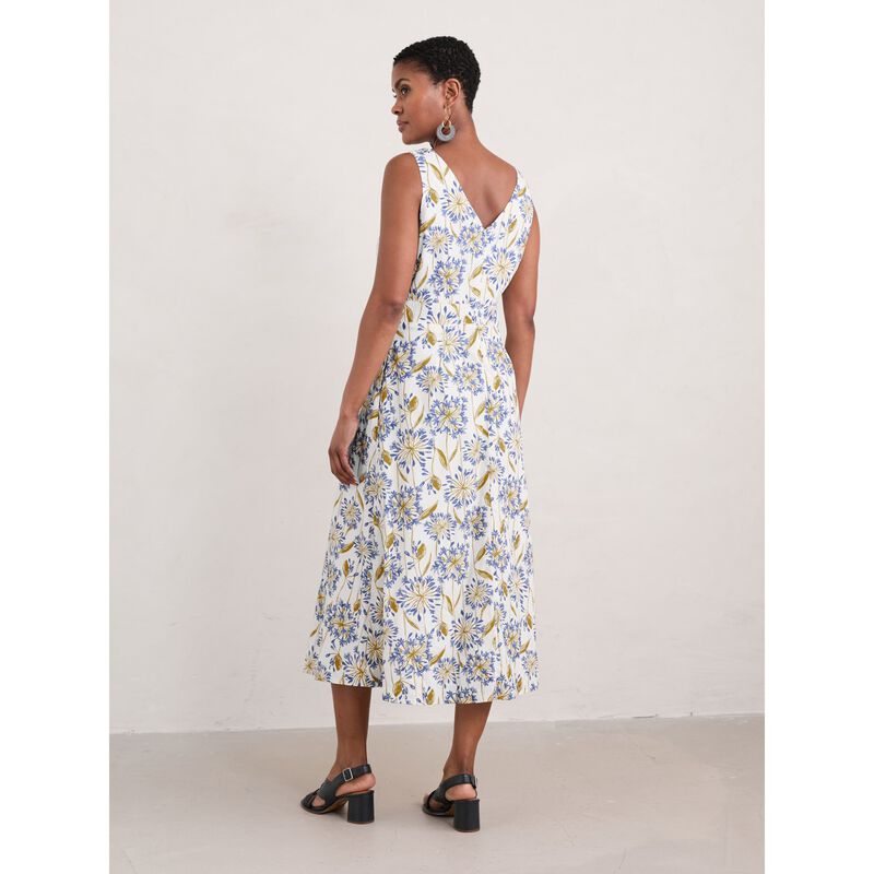 Seasalt Cornwall Sky Beyond Dress Agapanthus Lino Chalk | Ballantynes ...