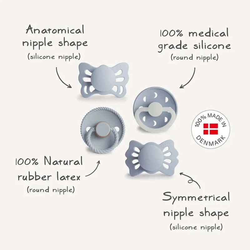 FRIGG Baby's First Pacifier - 4-Pack | Ballantynes Department Store