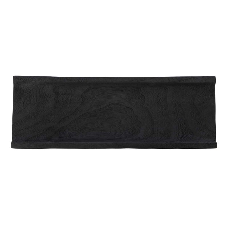 Amalfi Picton Timber Tray 68x24x8cm - Black | Ballantynes Department Store