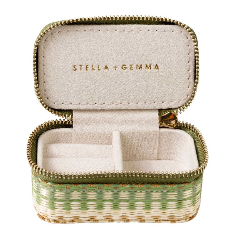 Stella + Gemma Jewel Box Small Khaki Rectangle | Ballantynes Department ...
