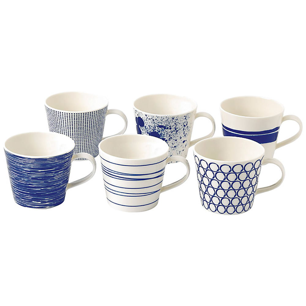 Royal Doulton Pacific Mugs 420ml Set 6 | Ballantynes Department Store