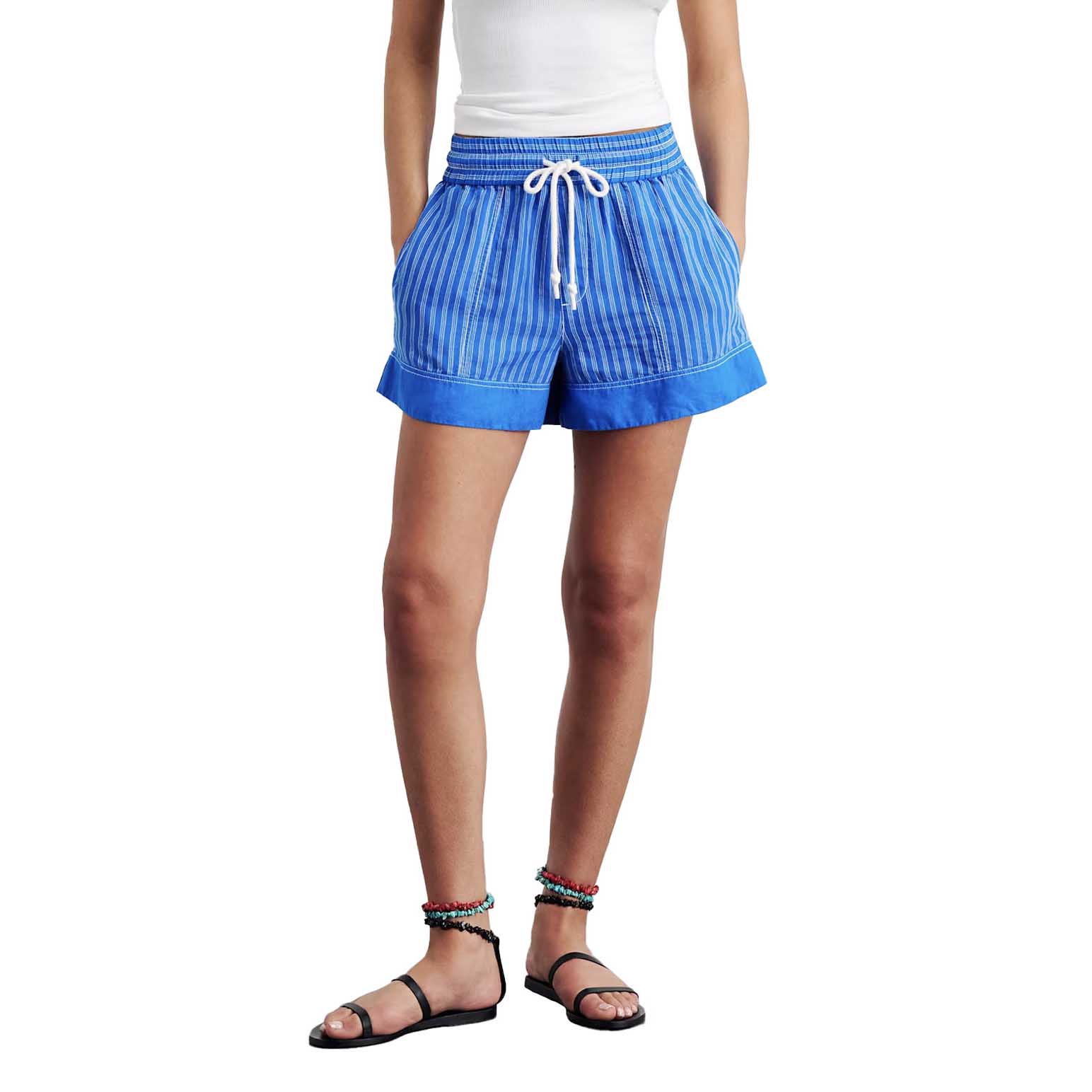 JAG Gigi Stripe Pull On Short | Ballantynes Department Store