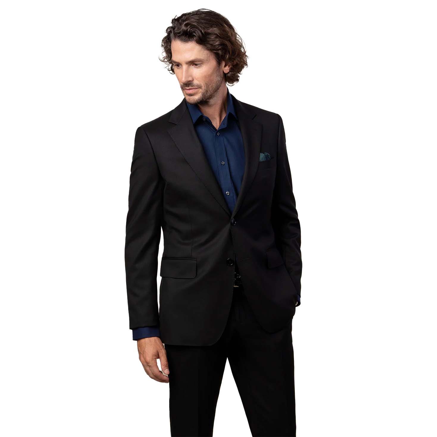 Rembrandt Cooper Jet Black Suit Jacket | Ballantynes Department Store