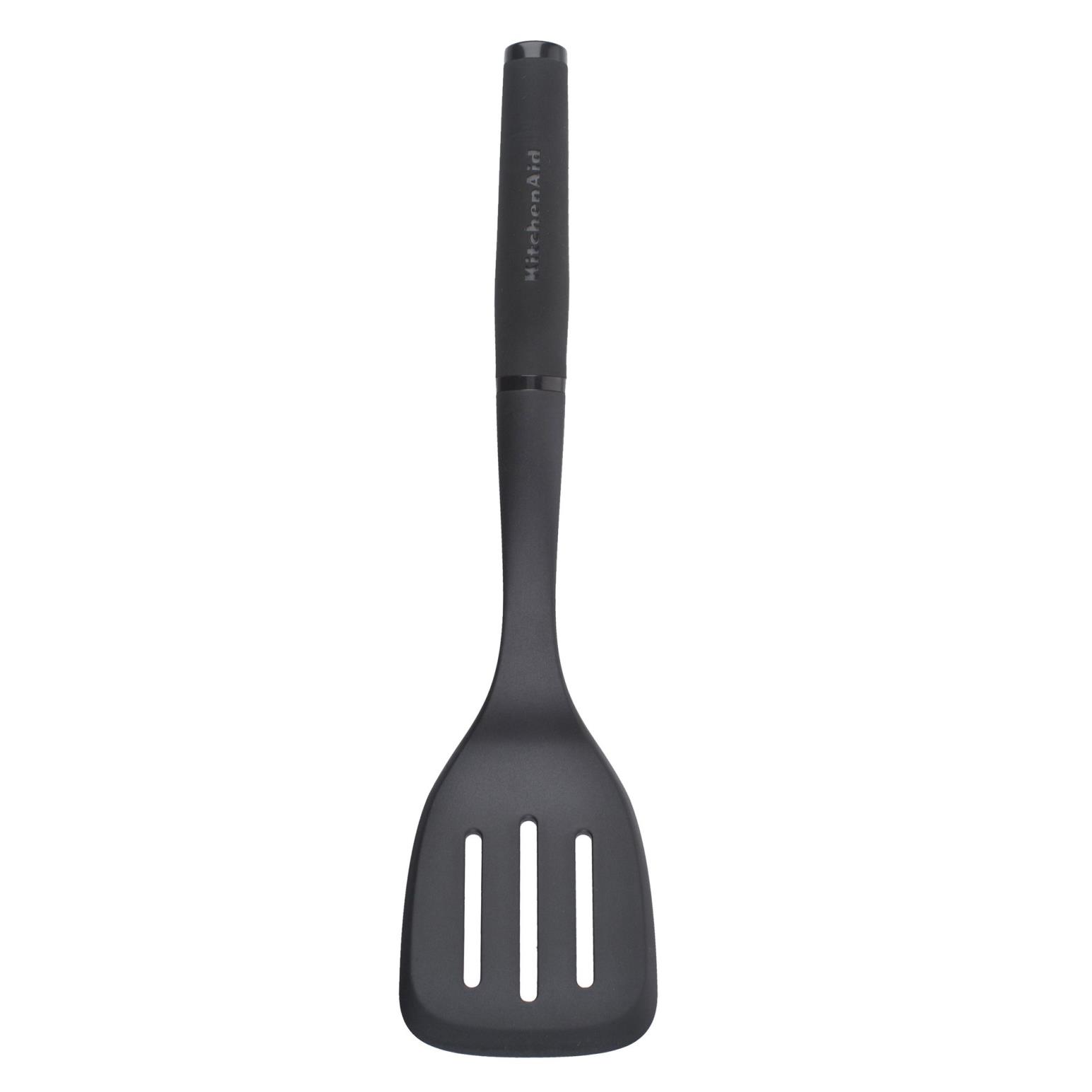 KitchenAid Soft Touch Slotted Turner Nylon - Black | Ballantynes ...