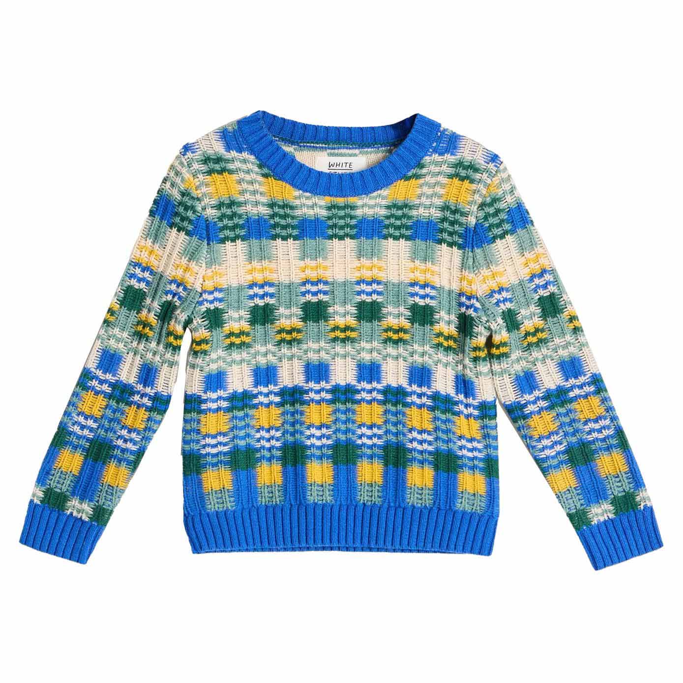 White Stuff Boys Checkerboard Jumper | Ballantynes Department Store