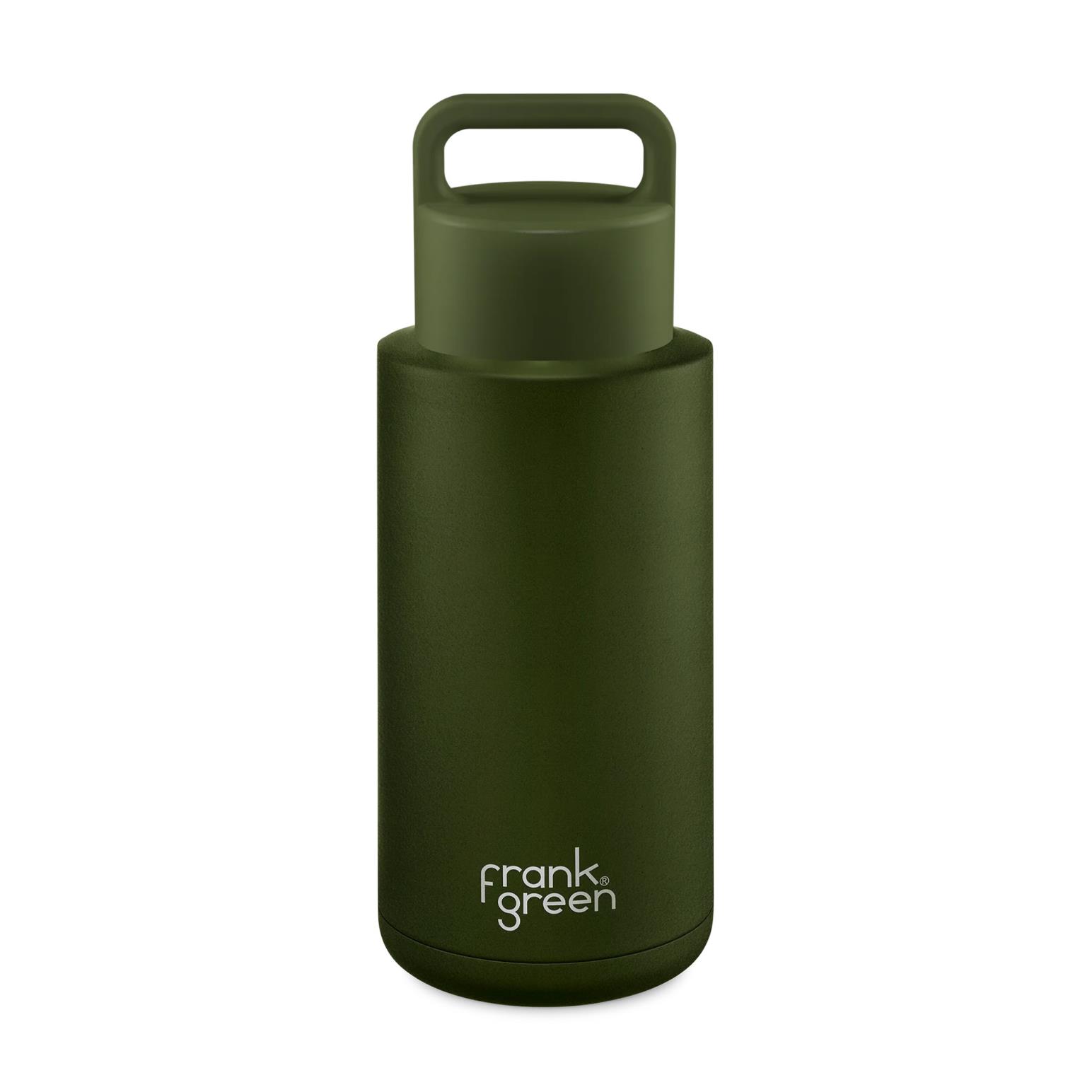 frank green 34oz Ceramic Reusable Bottle Grip Finish with Grip Lid ...