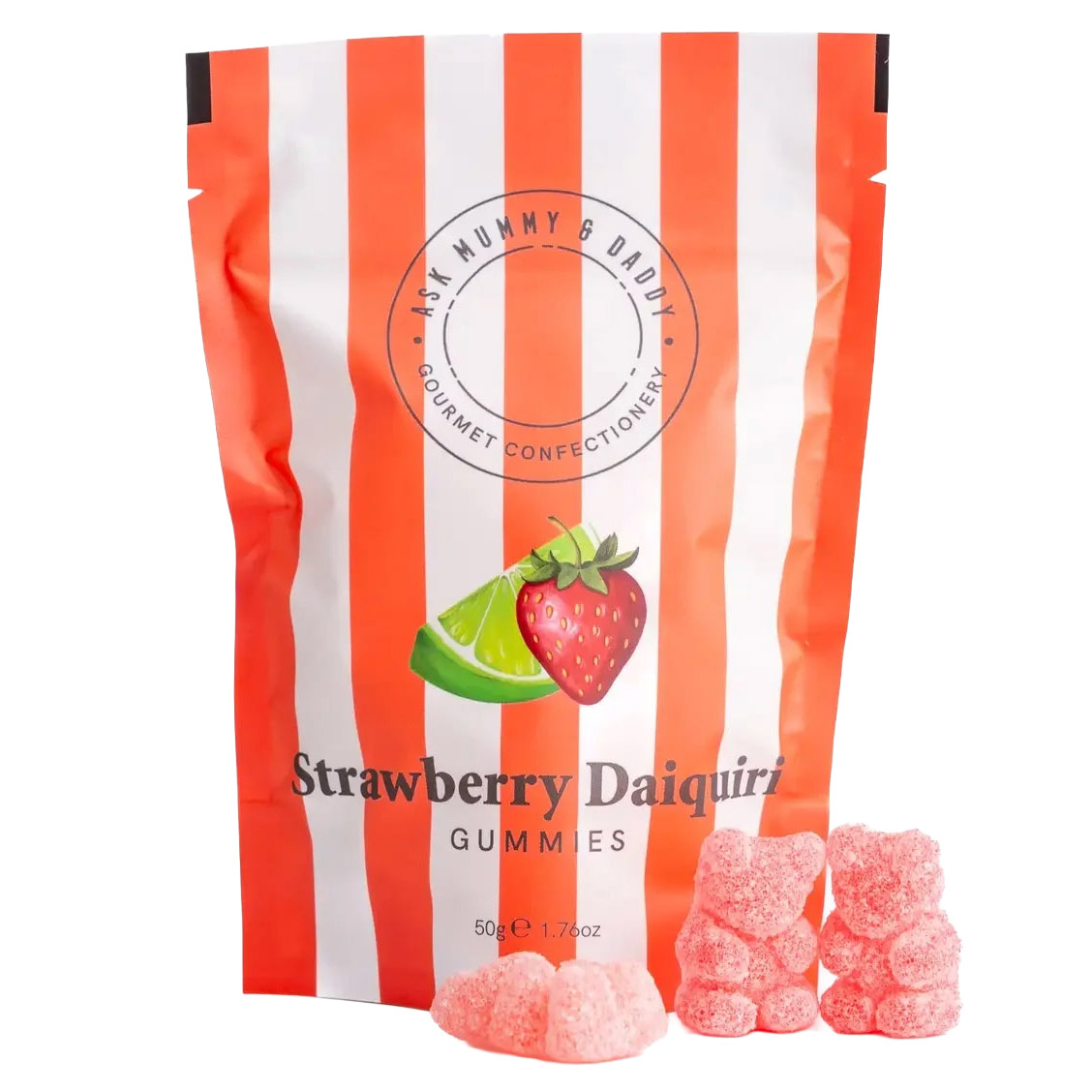 Ask Mummy & Daddy Strawberry Daiquiri Gummies 50g | Ballantynes ...
