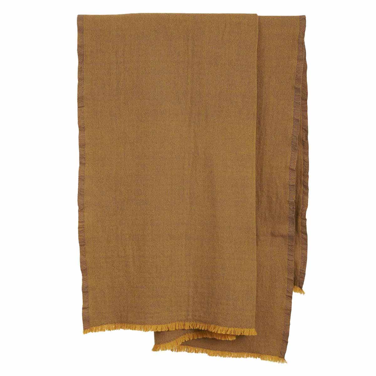 Città Oslo Lambswool Throw Satsuma/Lupin 140x180cm | Ballantynes Department Store