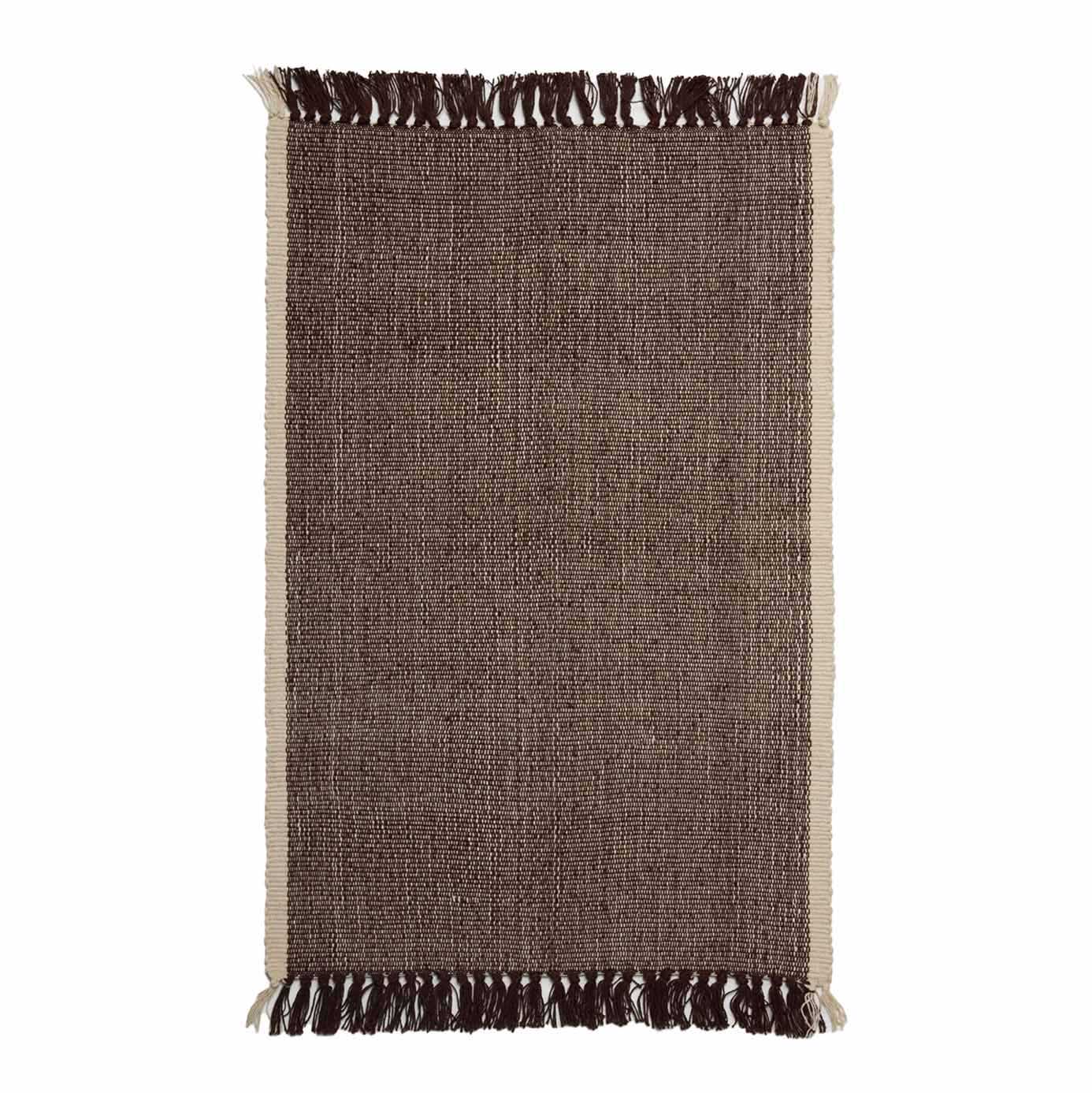 Città Cotton Mat Large - Cocoa/Natural | Ballantynes Department Store