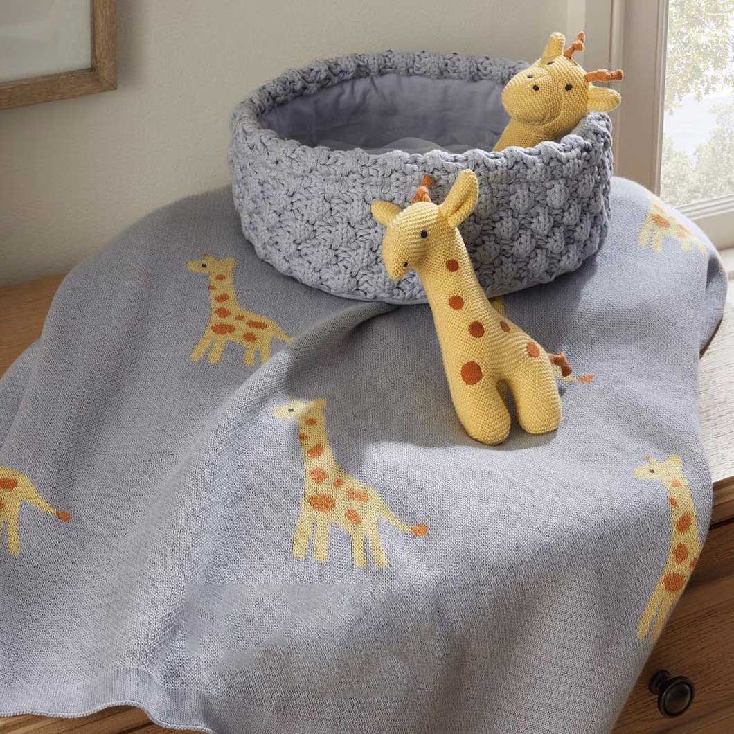 Pottery Barn Kids Giraffe Intarsia Baby Set | Ballantynes Department Store
