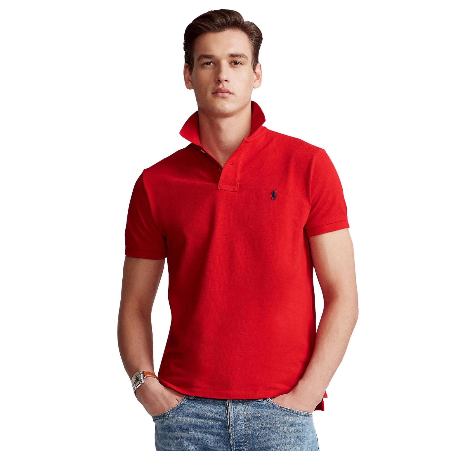 Polo Ralph Lauren Custom Slim Fit Mesh Polo Shirt | Ballantynes ...