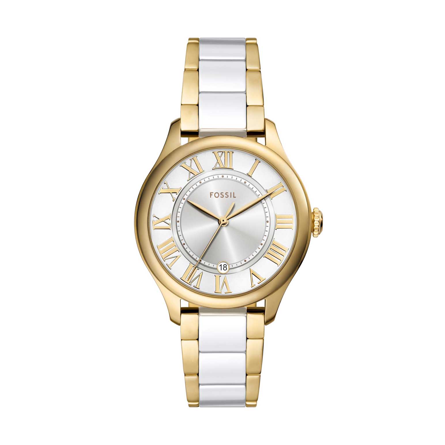 Fossil Gilmore Three-Hand Date Ceramic Watch CE1131 | Ballantynes ...